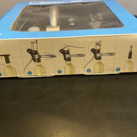 Dining | 6 Piece Easy Lift Corkscrew Set Easy Pull Wbox Bar Accessories ...